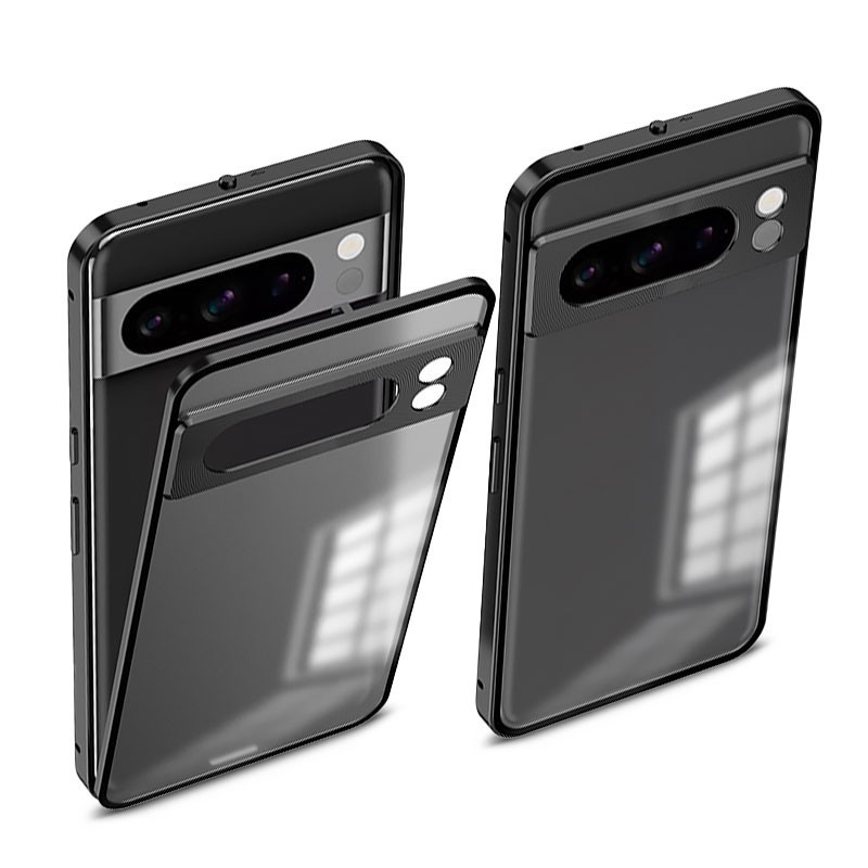 Pixel 8 Pro | Coque Métal Givrée avec Fermeture Magnétique