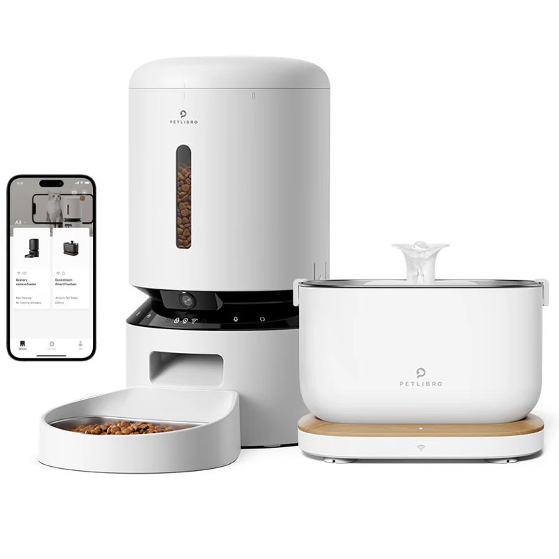 Pack Distributeur de Nourriture PETLIBRO Granary + Fontaine